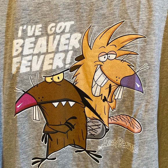 Nickelodeon | Shirts | The Angry Beavers Ive Got Beaver Fever T Shirt Nickelodeon Official Xlt ...